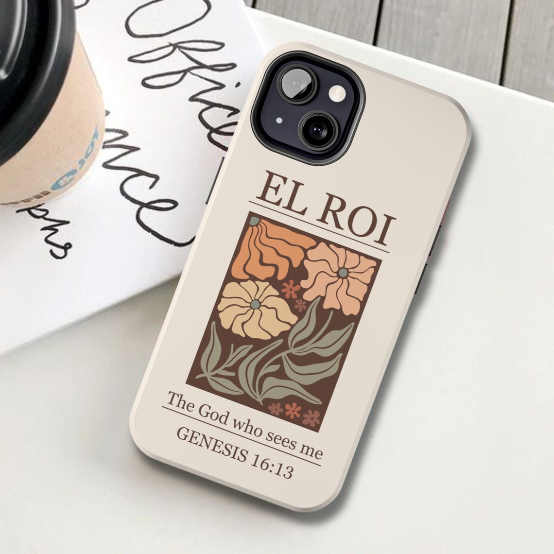 God El Roi Phone Case, Christ iPhone Cases, Christianity Design ...
