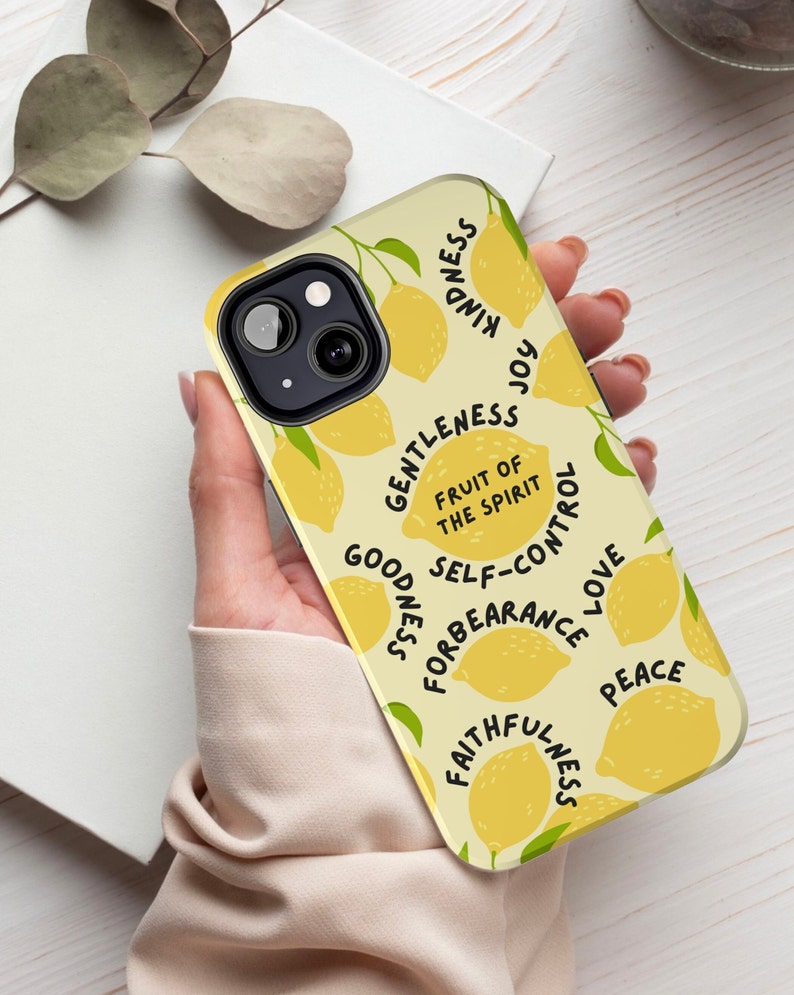 Fruit of the Spirit Phone Case, Bible Verse iPhone Cases, Christianity ...