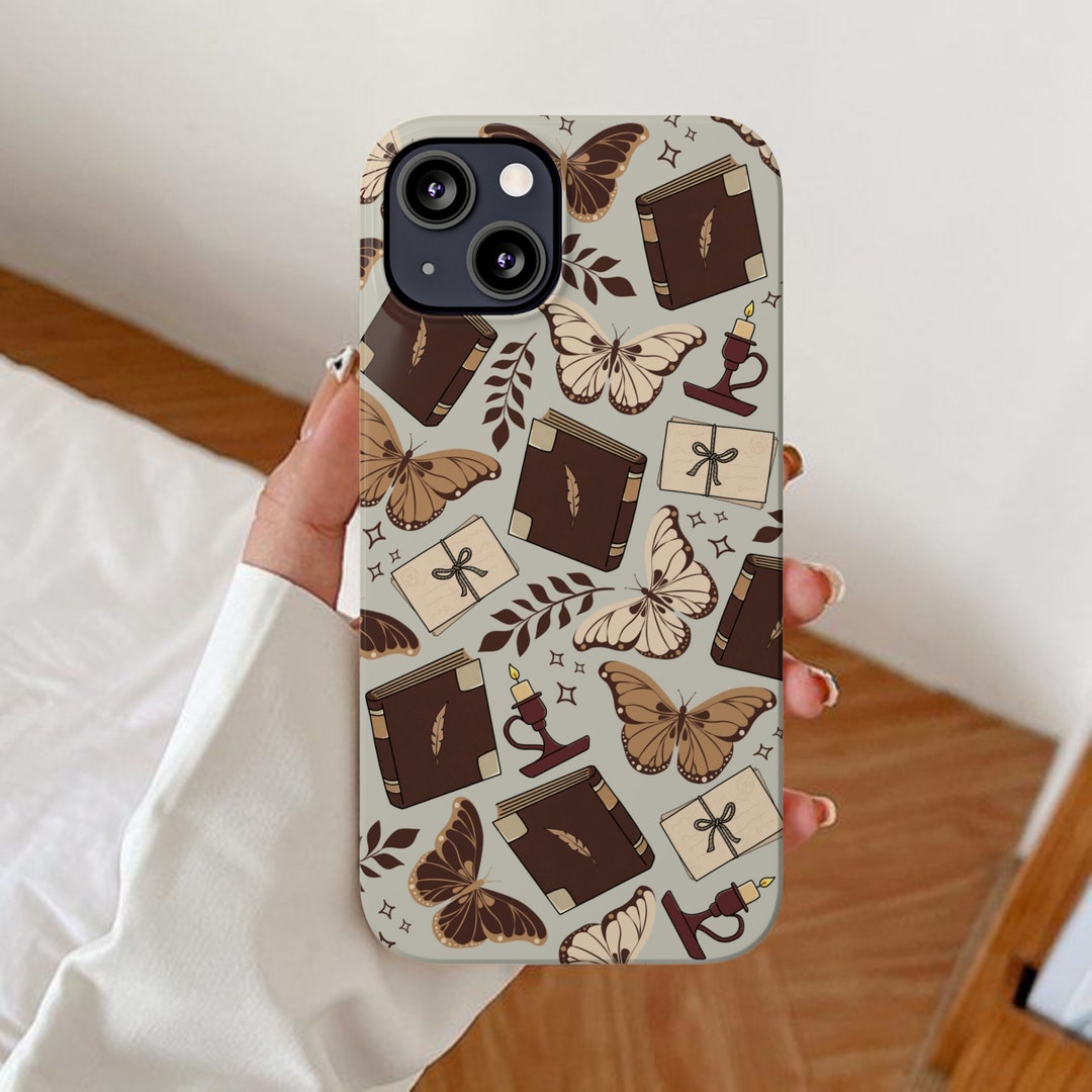 Dark Academia Phone Case, Book Lover Theme, Books iPhone Cases, Gift ...