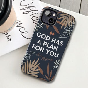 Bible Verse Phone Case, God Has a Plan for You Quote, Christianity ...