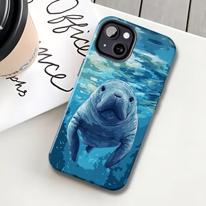 Manatee Phone Case, Underwater Ocean Lover Gift, Nature iPhone Cover ...