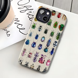 Insect Beetle Phone Case, Colorful Bugs Iphone, Goblincore Fairycore ...