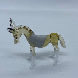 Handmade Glass Donkey - Etsy