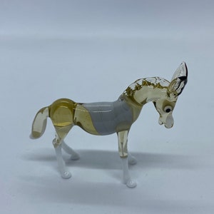 Handmade Glass Donkey - Etsy