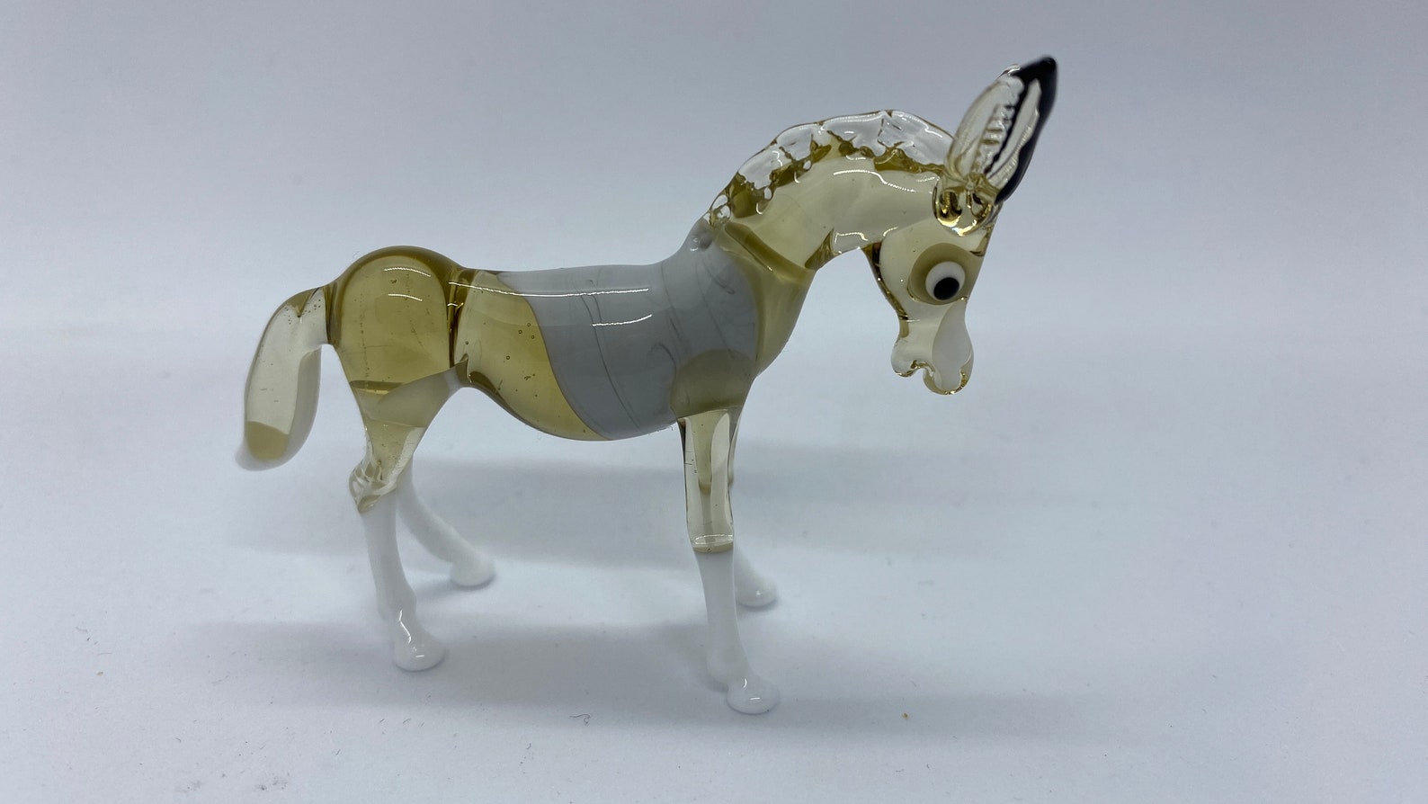 Handmade Glass Donkey - Etsy