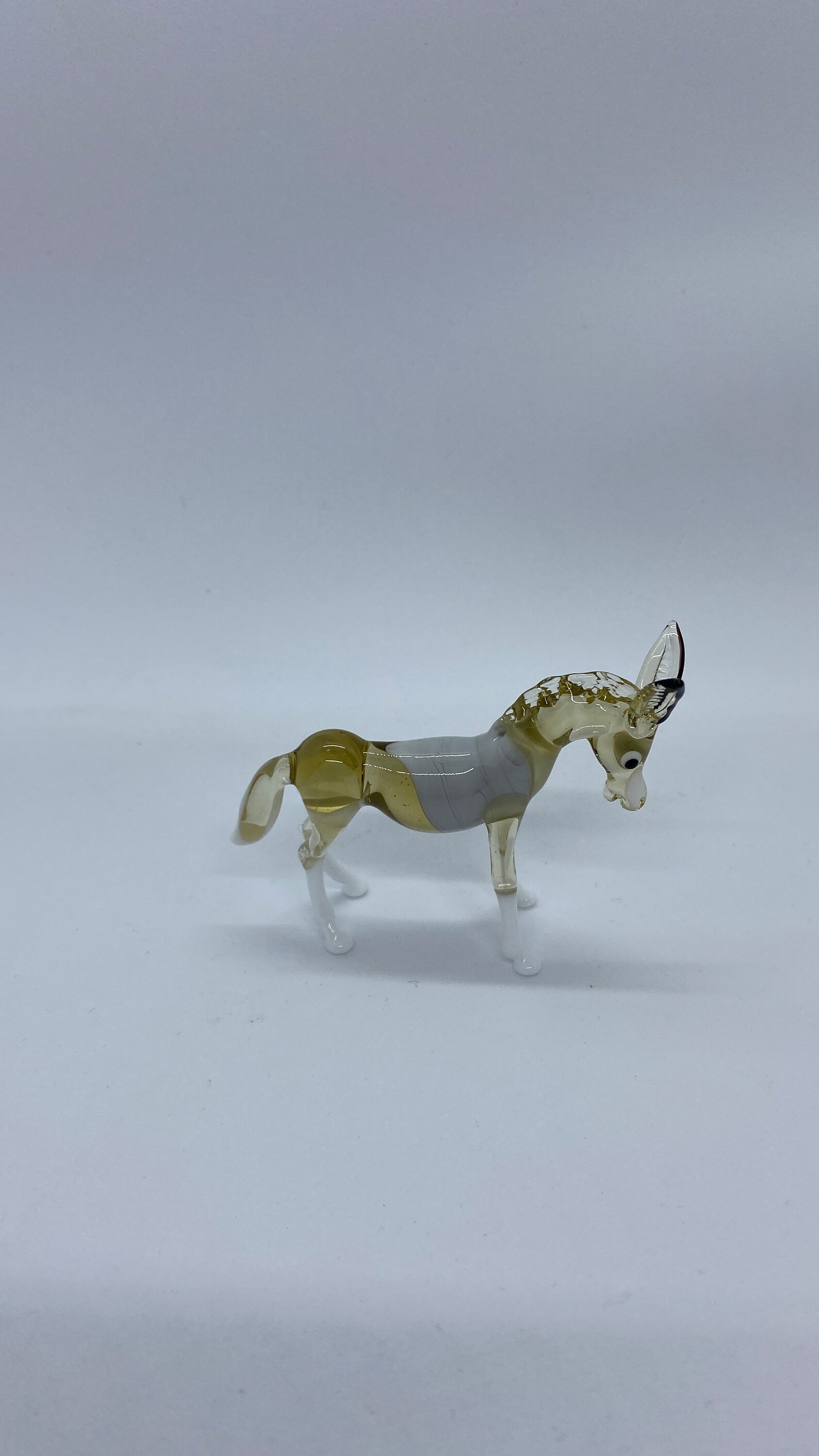 Handmade Glass Donkey - Etsy