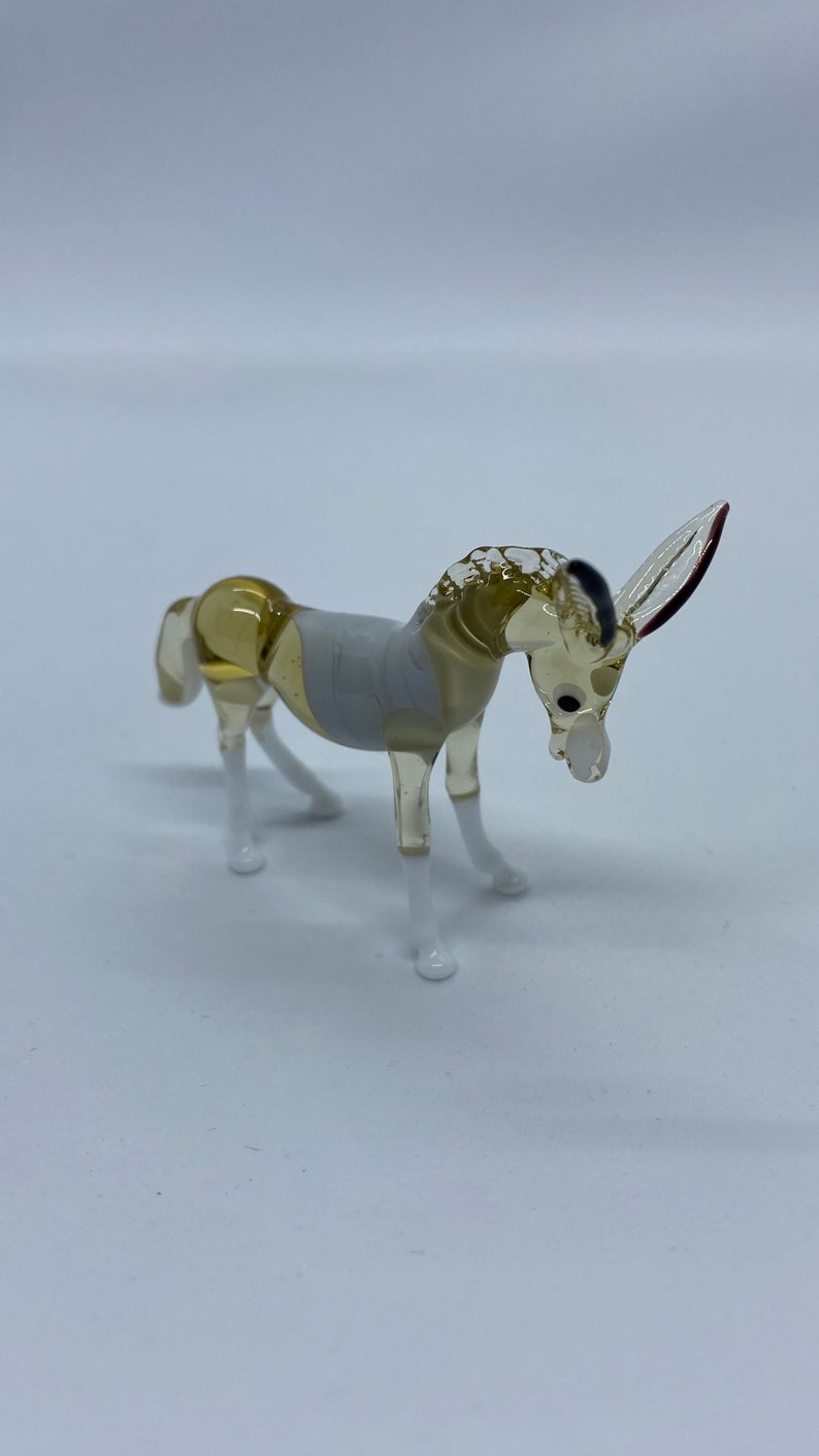 Handmade Glass Donkey - Etsy