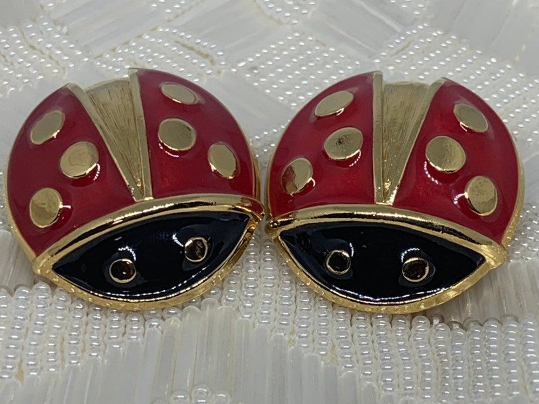Avon Lady Bug Vintage Clip Ons - Etsy