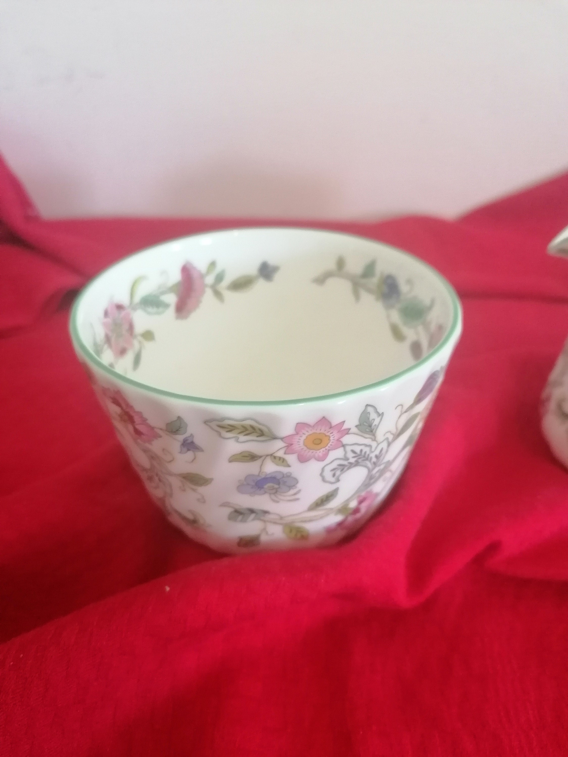 Minton Haddon Hall Sugar Bowl and Milk Jug in Pristine Condition. Free ...