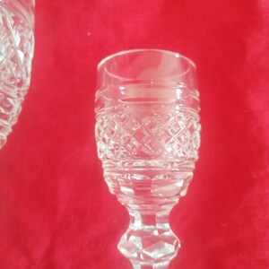 Waterford Lead Crystal Decanter and 12 Glass's Set. Pristine Condition ...