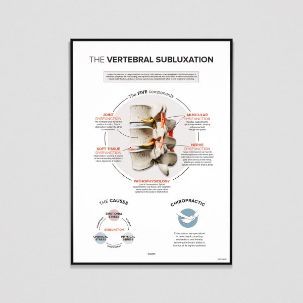 The Vertebral Subluxation Poster - Etsy