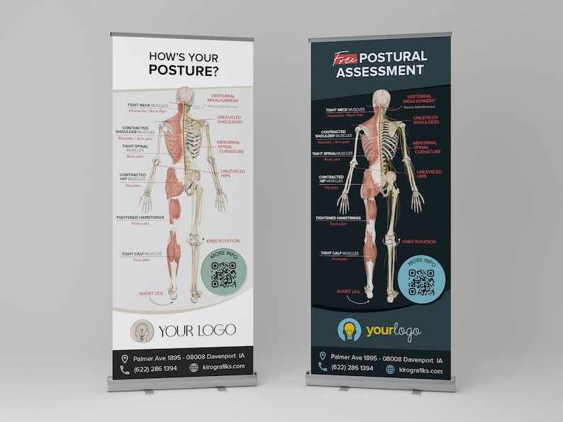 POSTURAL ASSESSMENT chiropractic Banner - Etsy