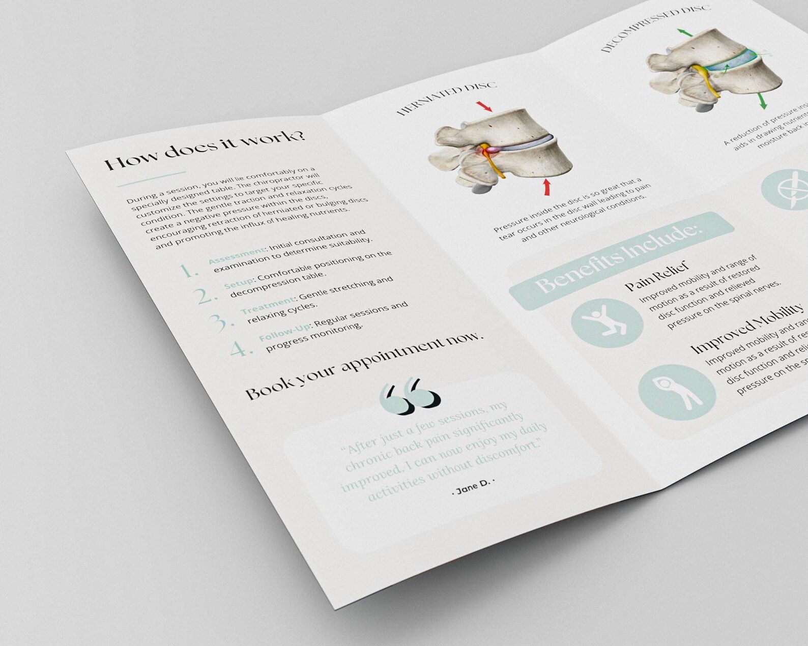 SPINAL DECOMPRESSION Brochure - Etsy