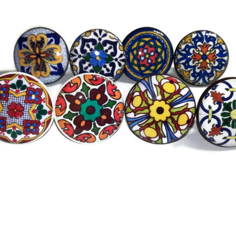 Talavera Knobs - Etsy