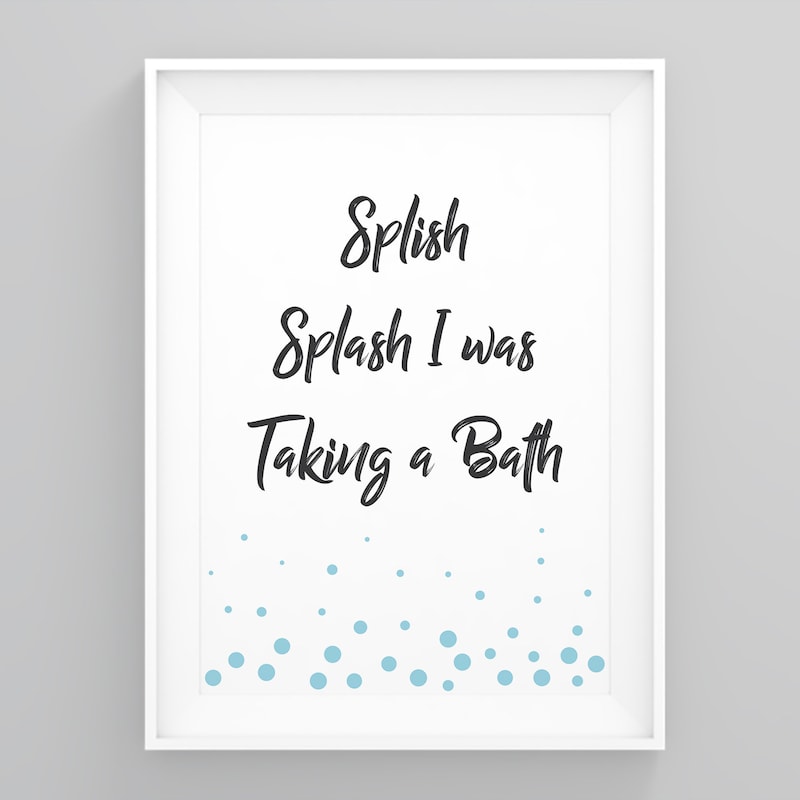 Splish Splash I Was - Etsy