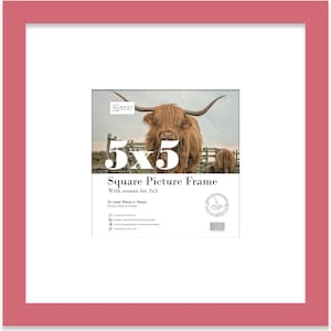 Square Picture Frames With Mounts 5x5 / 6x6 / 7x7 / 8x8 / 9x9 / 10x10 ...