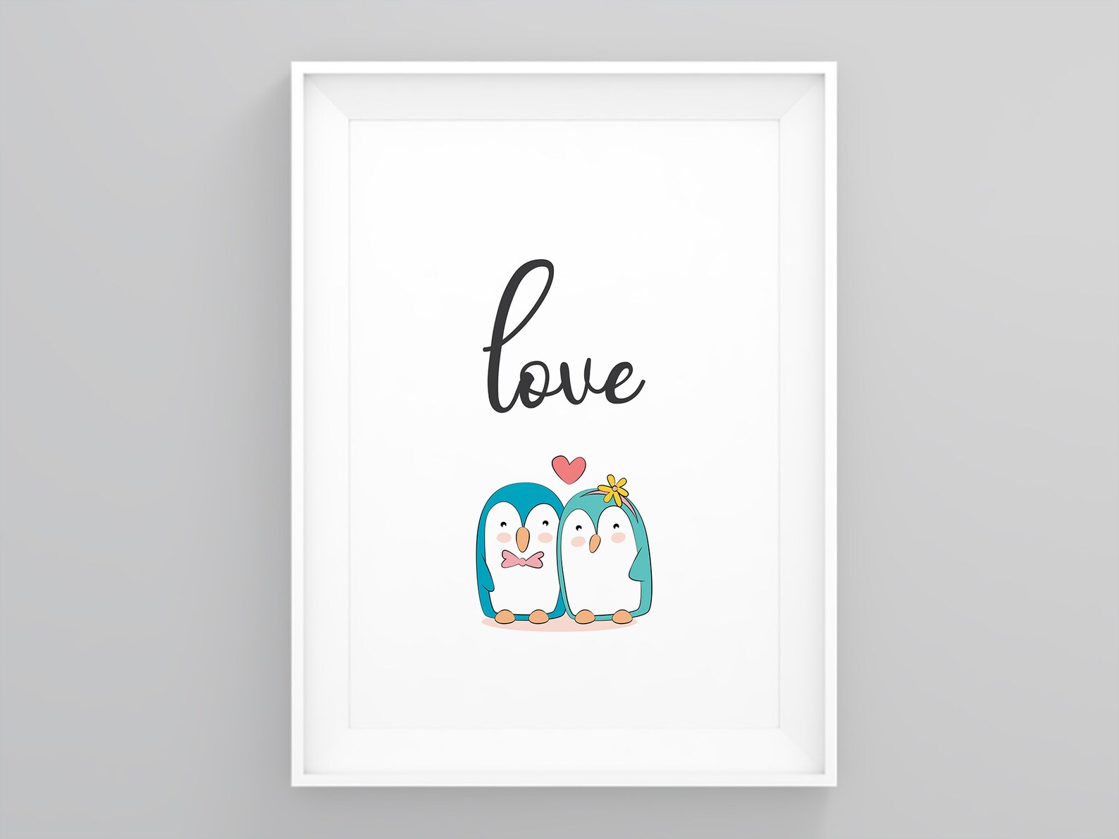 Love Love Art Poster Heart Art Print Love Print Gifts for - Etsy