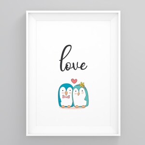 Love, Love Art Poster, Heart Art Print, Love Print, Gifts for Women ...