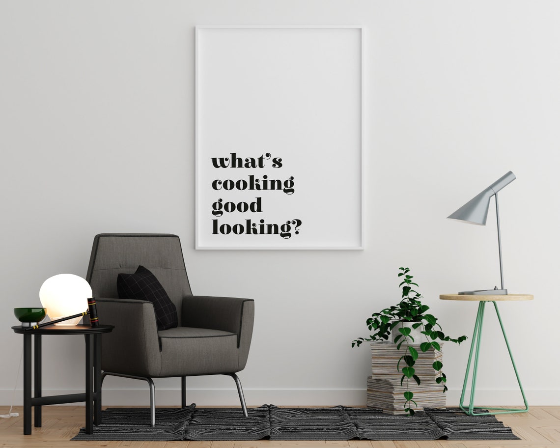 Whats Cooking Good Looking Cooking Enthusiasts Funny - Etsy