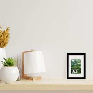 A5 Black Picture Frame A5 Frame With Mount for A6 Print - Etsy
