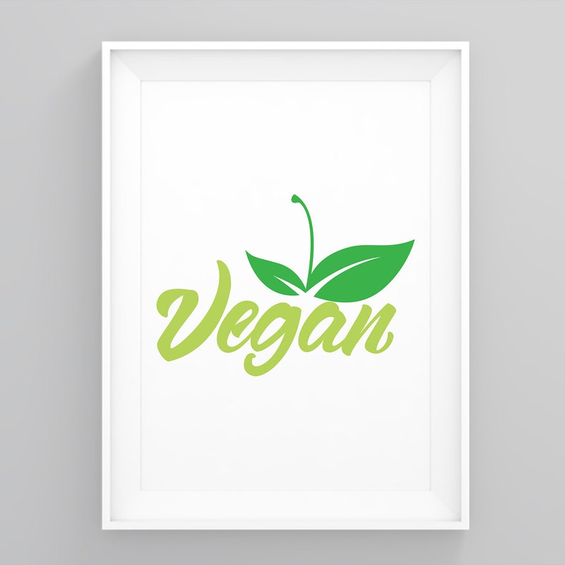 Vegan Poster - Etsy
