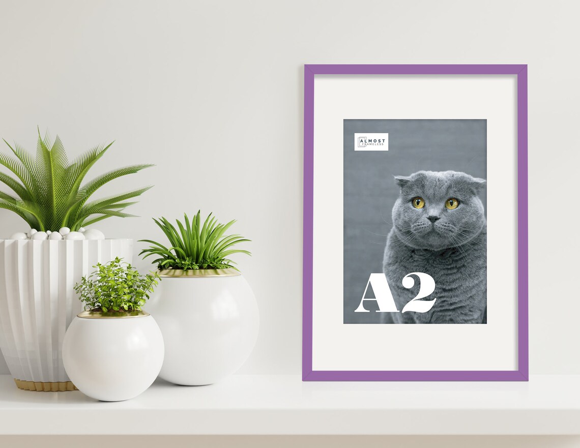 A2 Purple Picture Frame Large A2 Poster Frame Photo Frame - Etsy UK