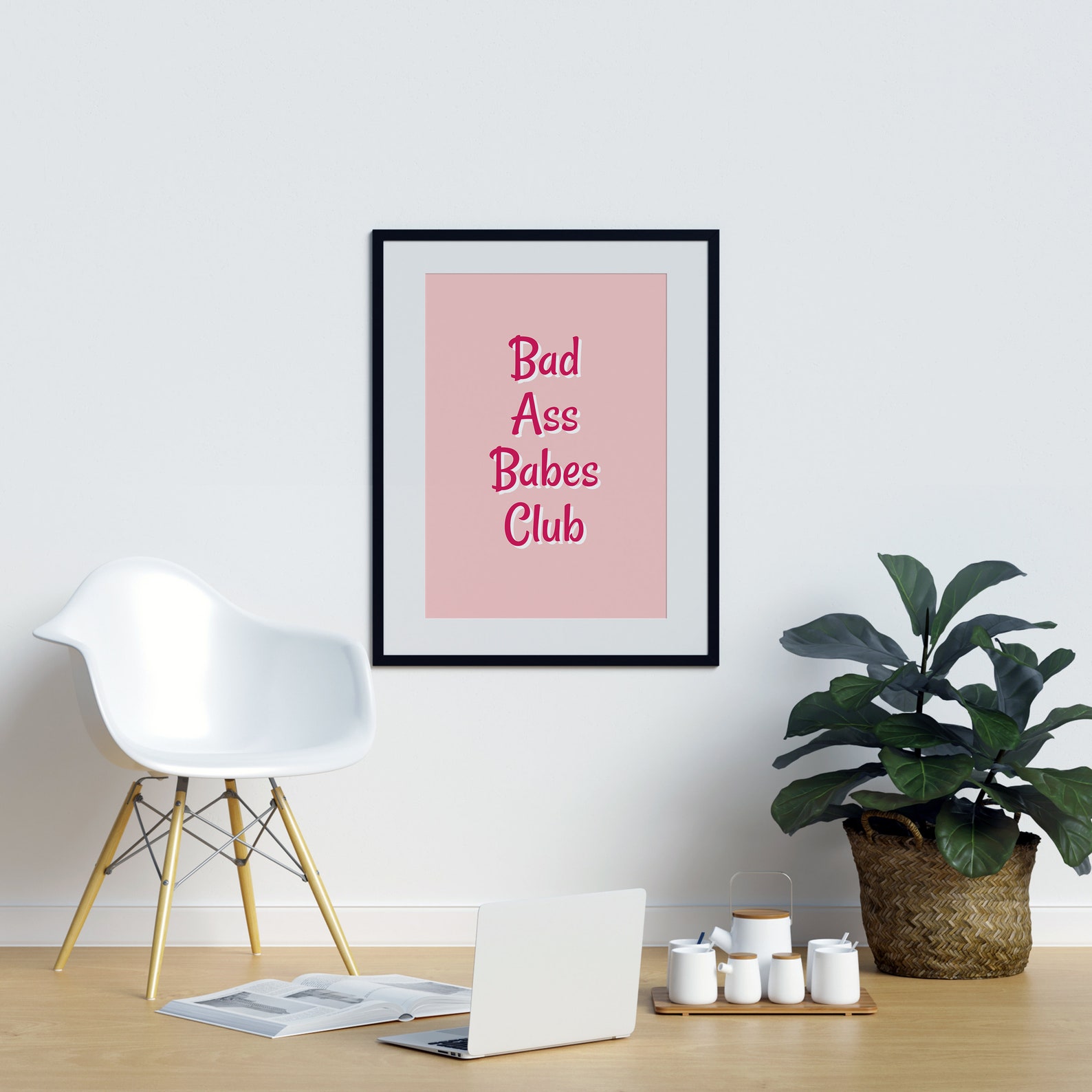 Bad Ass Babes Club Girls Quote Feminist Gift Inspiring | Etsy
