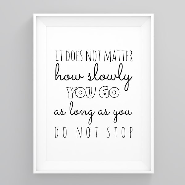 How Slowly You Go - Etsy