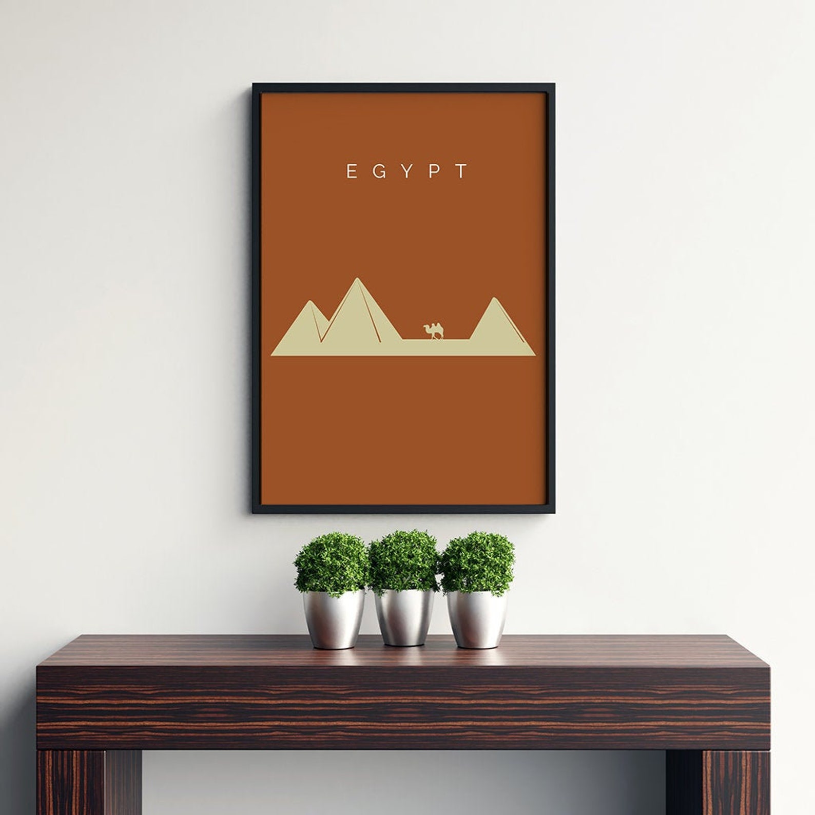 Egypt Art Deco Travel Posters Pyramids of Giza Travel Poster - Etsy