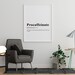 Procaffeinate Funny Definition Art Typography Wall Art Home - Etsy