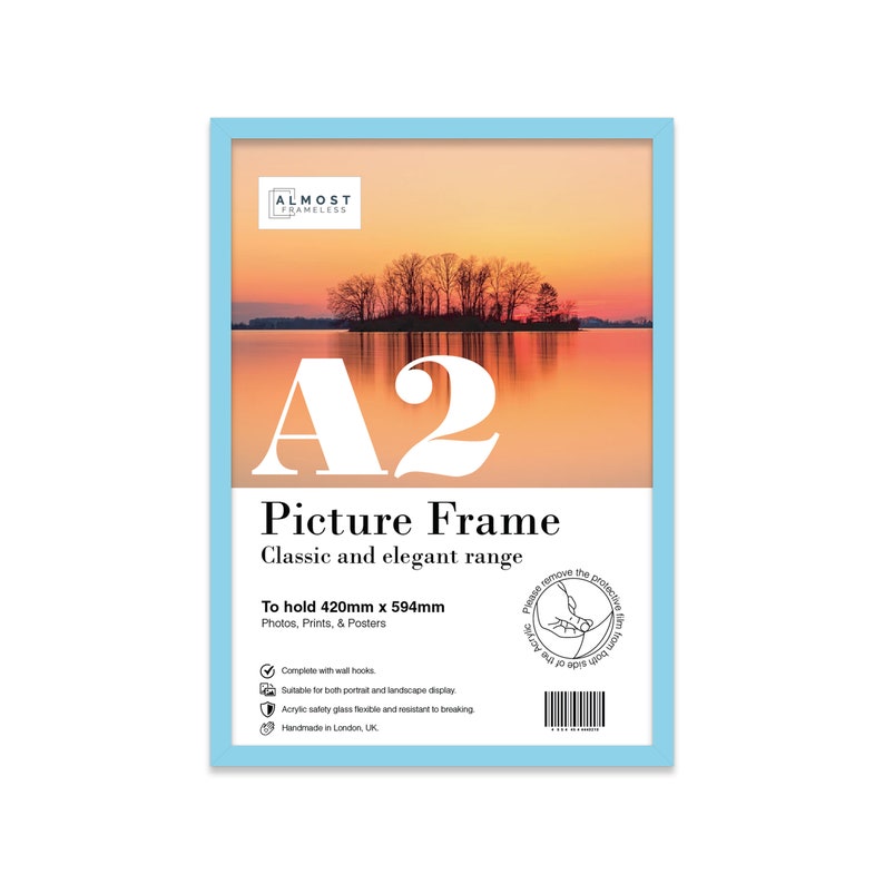 A2 Light Blue Picture Frame Large A2 Poster Frame Photo - Etsy
