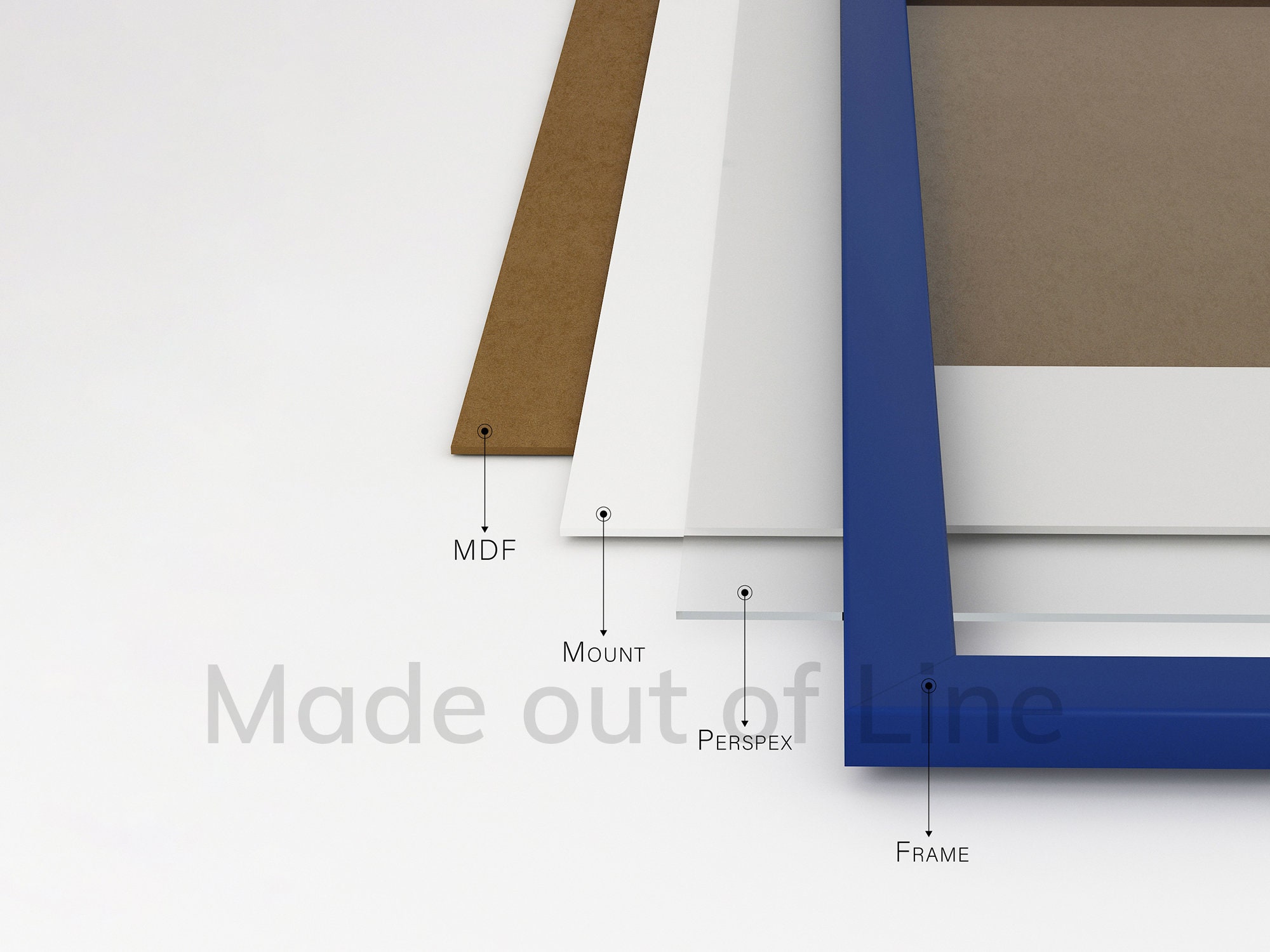 A3 Blue Picture Frame A3 Poster Frame Photo Frame Blue A3 | Etsy