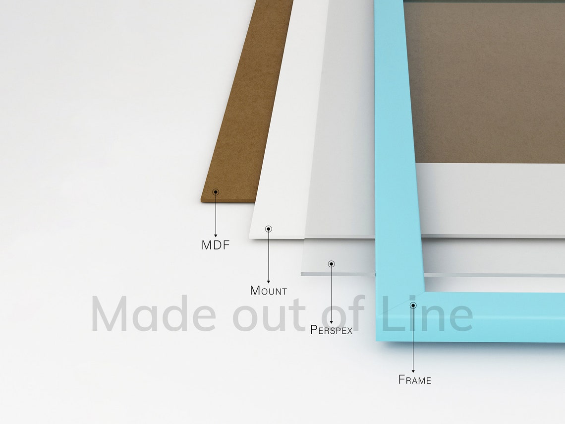 A2 Light Blue Picture Frame Large A2 Poster Frame Photo | Etsy