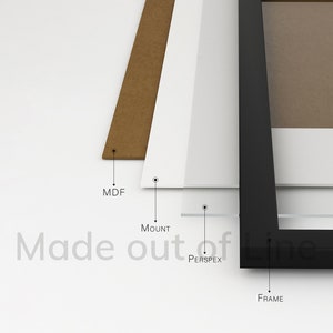 A2 Black Picture Frame, Large A2 Poster Frame, Photo Frame Black A2 ...