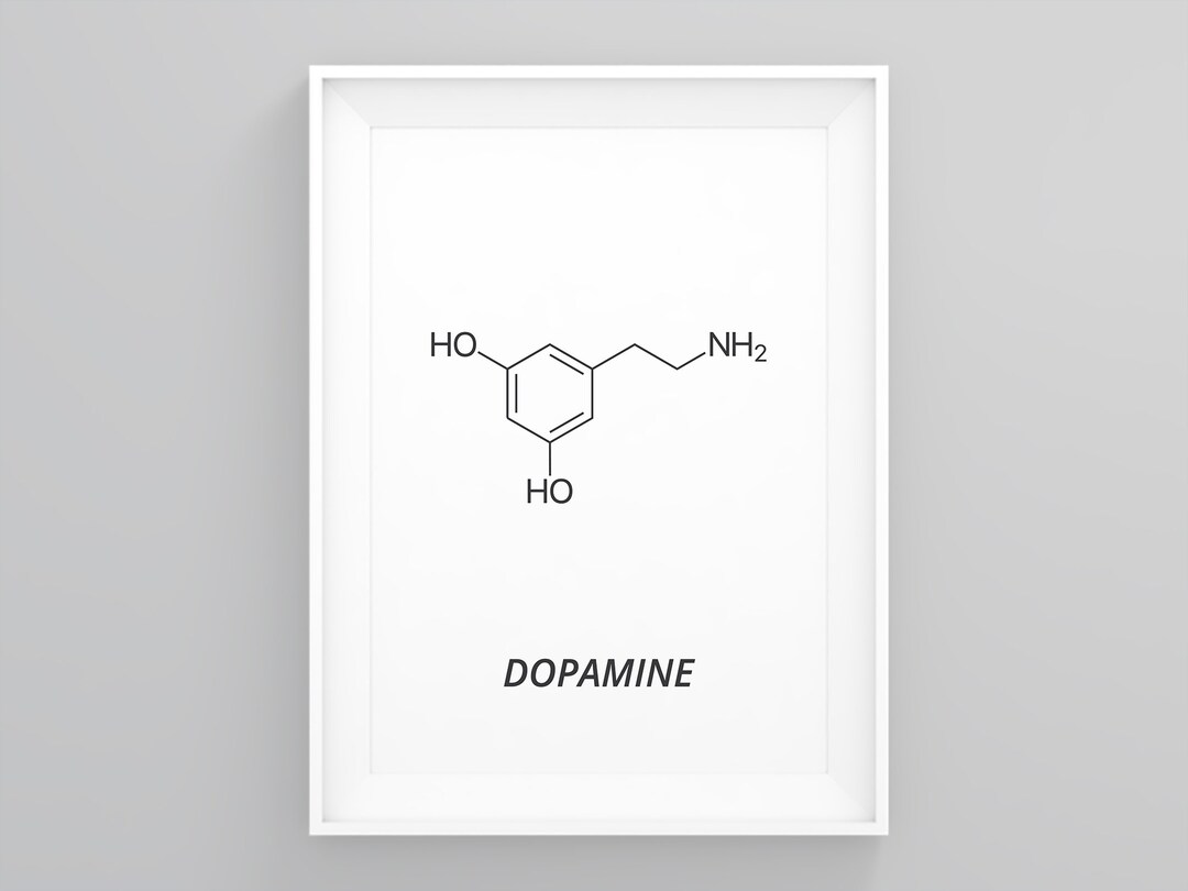 Dopamine Molecule Poster, Science Teacher Gift, Molecule Symbol, Rna ...