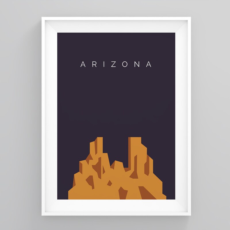 Arizona Poster - Etsy