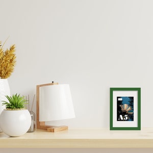Green Picture Frame, A2 A3 A4 A5, Modern Frame Art, Thin Picture Frame ...
