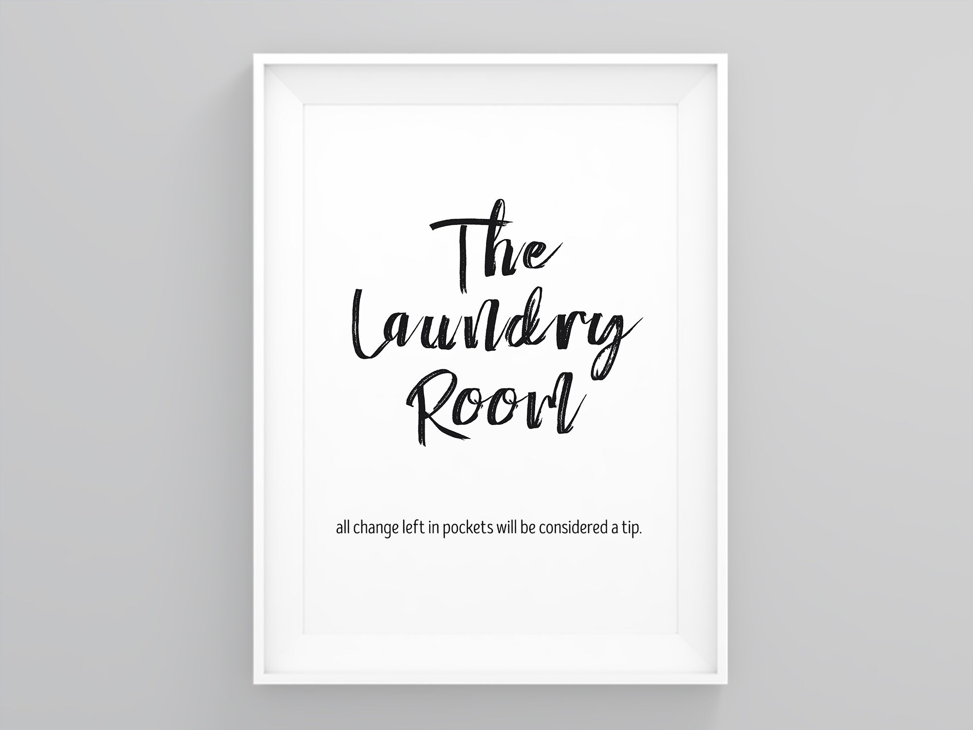 The Laundry Room Apartment Decor Prints Framed Poster | Etsy