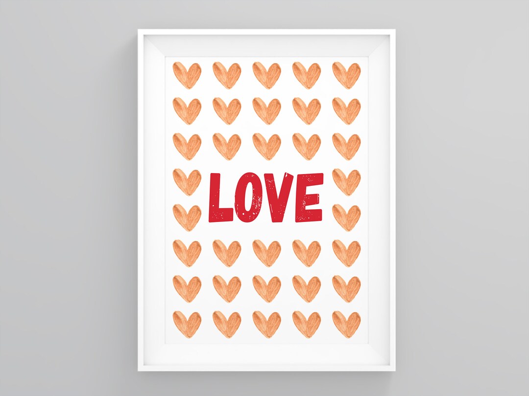 Love, Love Posters for Her, Typography Wall Art, Gifts for Women, Home ...