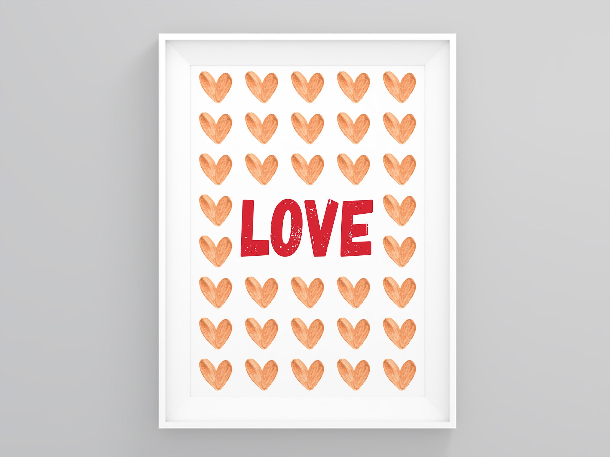 Typography Love Posters