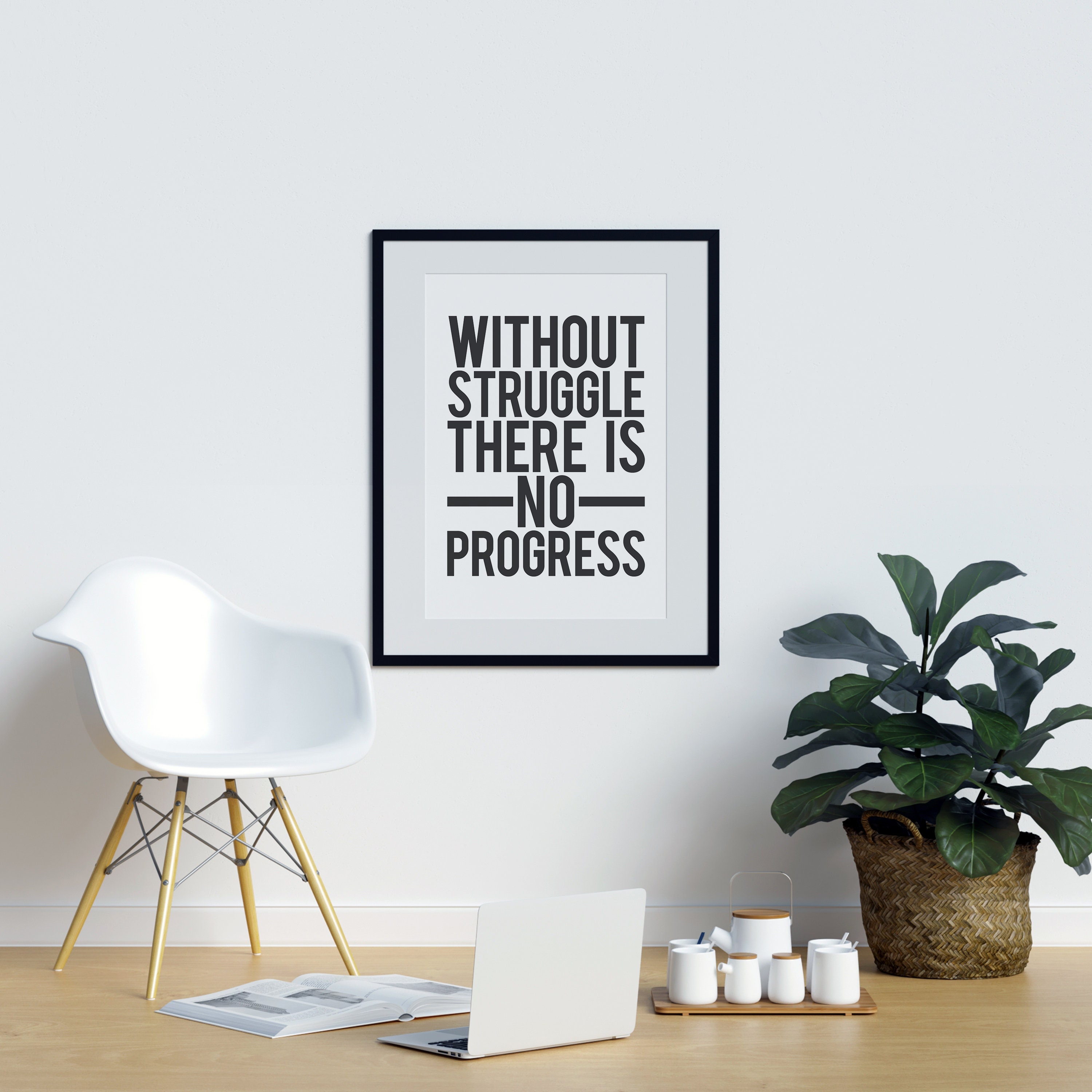 Without Struggle There is No Progress Wall Art Wall Prints | Etsy