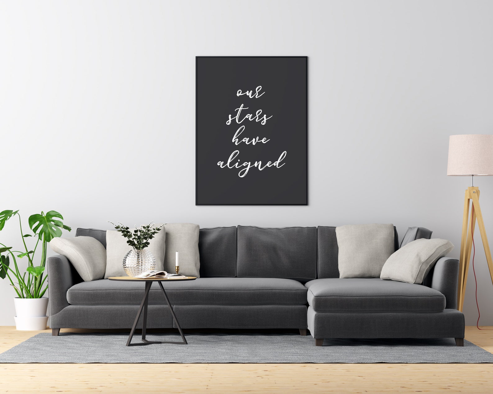 Our Stars Have Aligned Heart Art Print Engagement Gift Love - Etsy