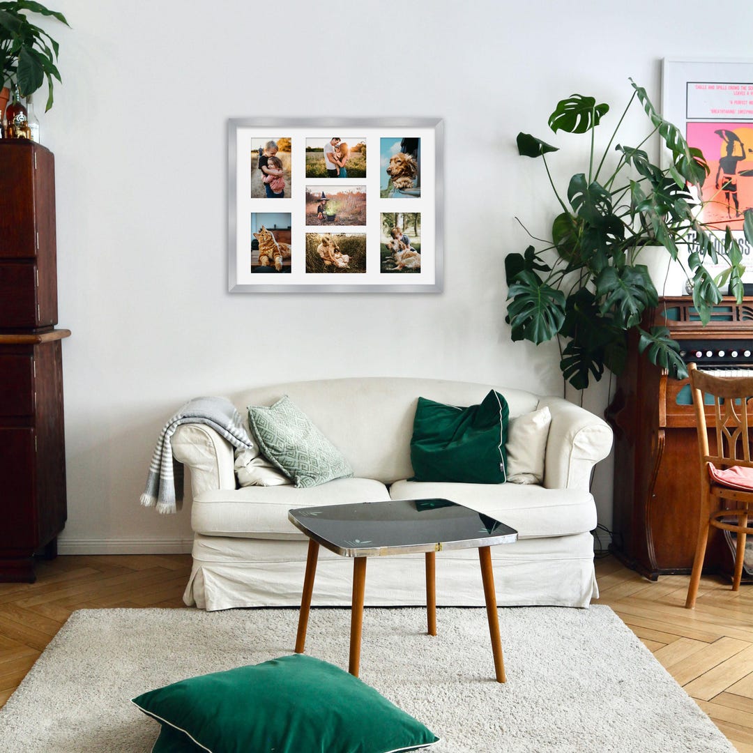 20x16 Inch 7 Opening ALL COLOURS Photo Collage Frame, Displays and ...