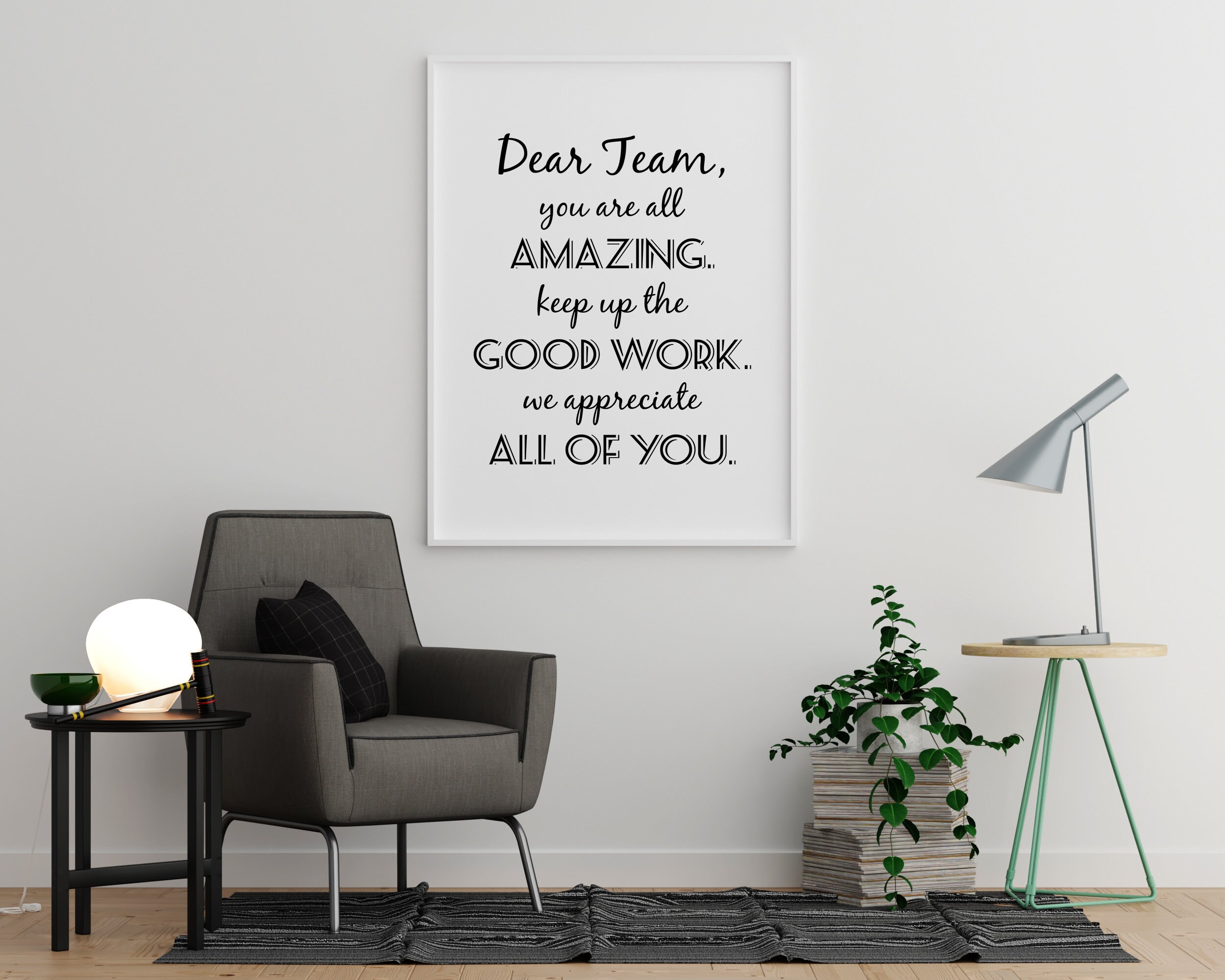 Dear Team You Are Amazing Keep up the Good Work We Appriciate - Etsy Dear Team You Are Amazing Keep up the Good Work We Appriciate - Etsy