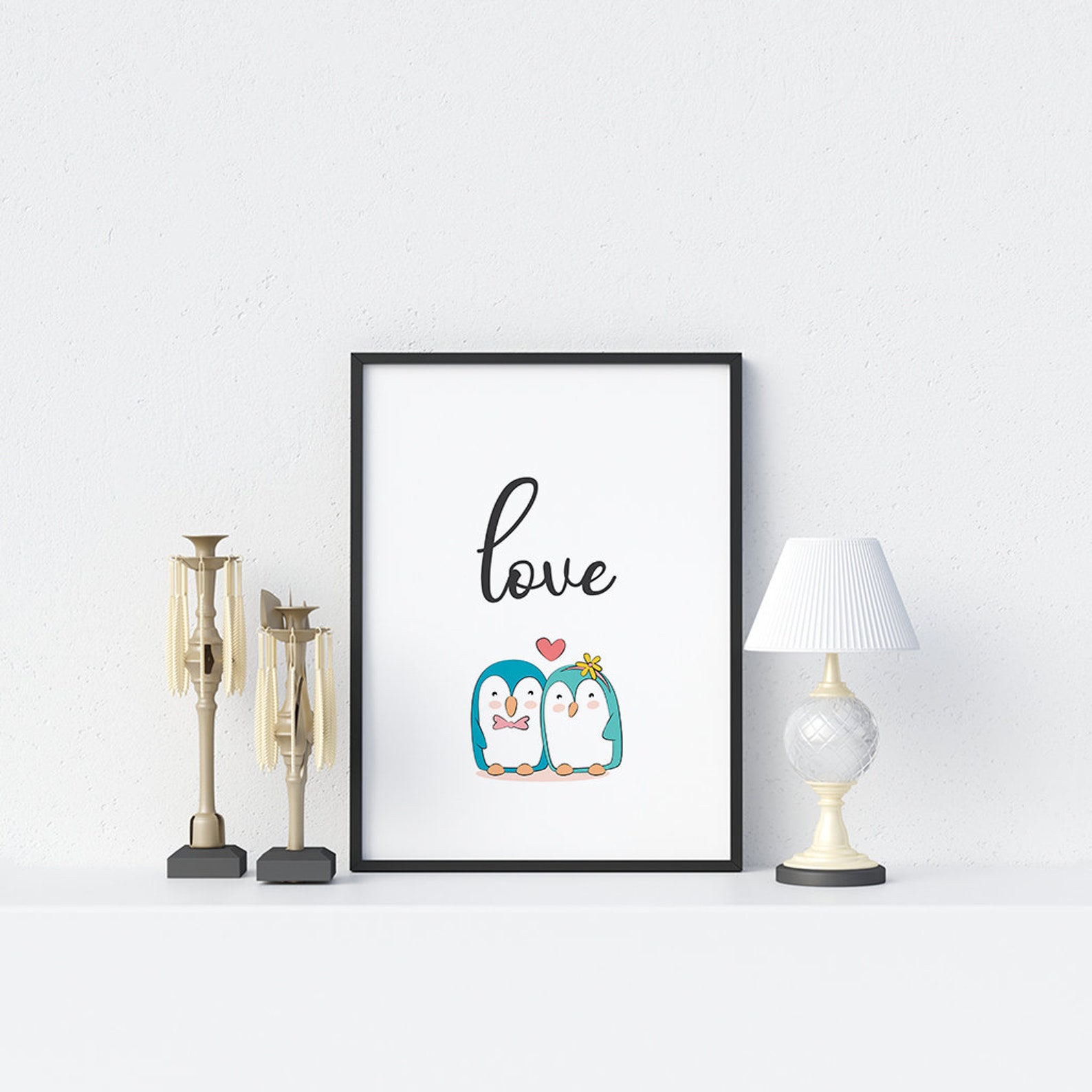 Love Love Art Poster Heart Art Print Love Print Gifts for - Etsy