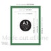 Green Picture Frame, A2 A3 A4 A5, Modern Frame Art, Thin Picture Frame ...