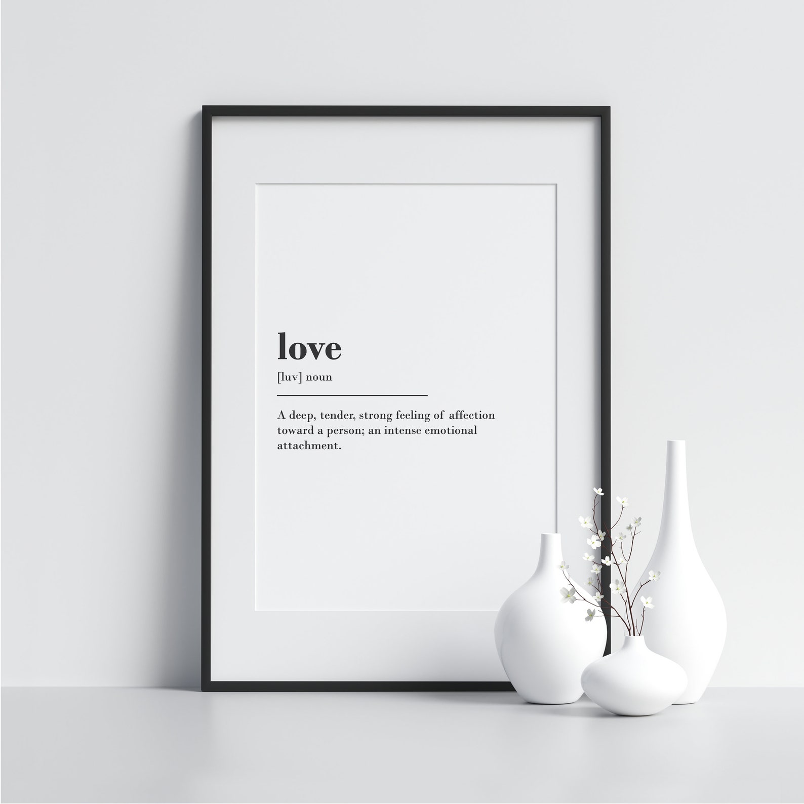 Love Definition Print Cute Love Posters Valentine's | Etsy