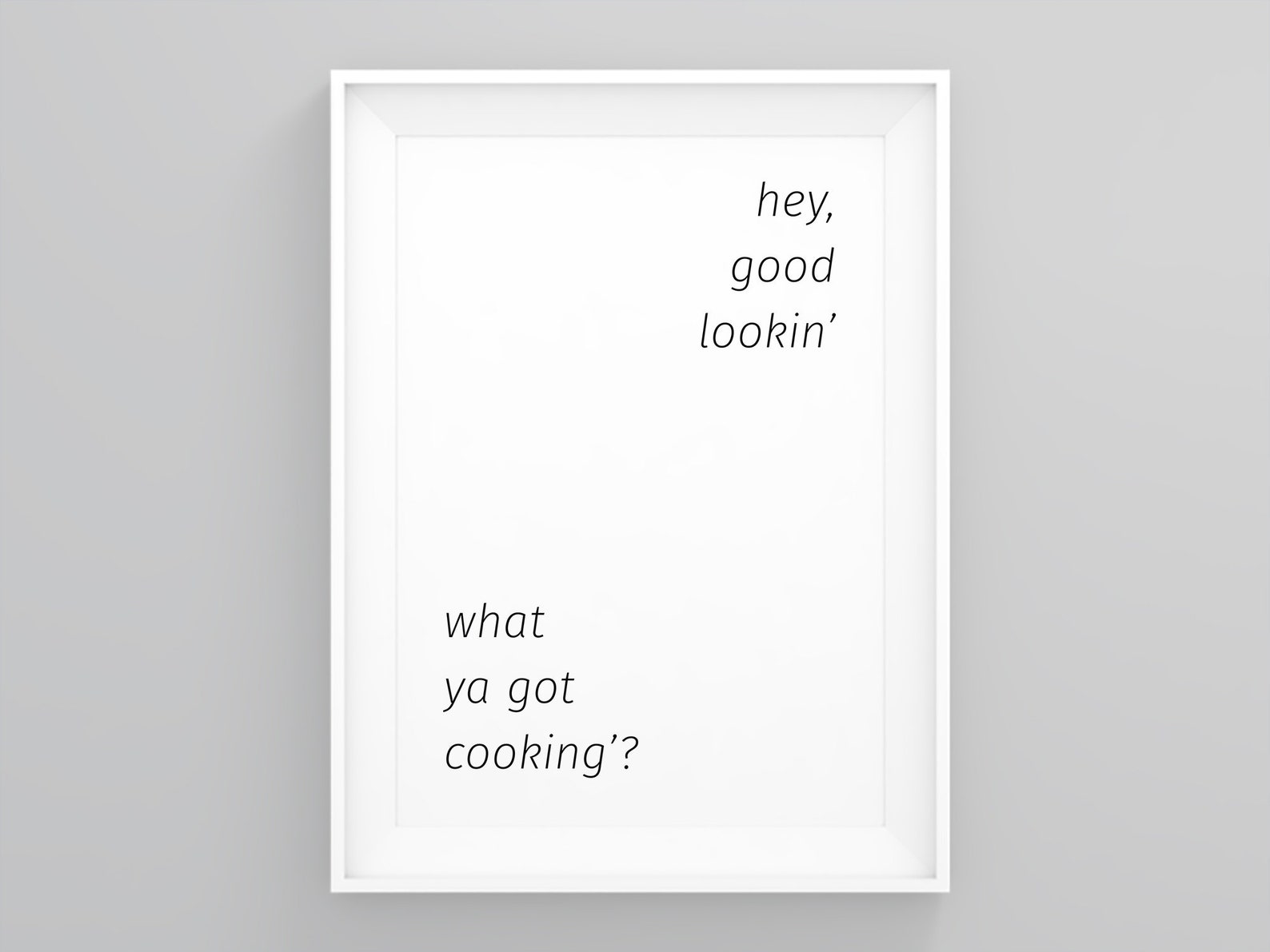 Hey Good Lookin What Ya Got Cookin Dining Room Decor | Etsy