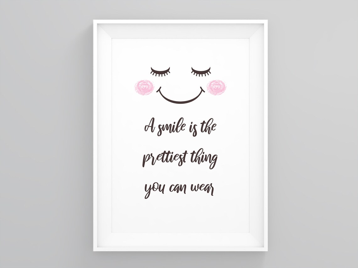 A Smile is the Thing You Can Wear Gifts for Dad Graphic - Etsy