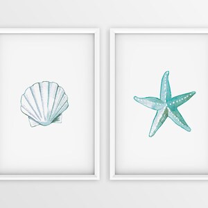 Shape | Star, Bathroom Wall Prints, Framed Toilet Print, 2 Piece Framed ...